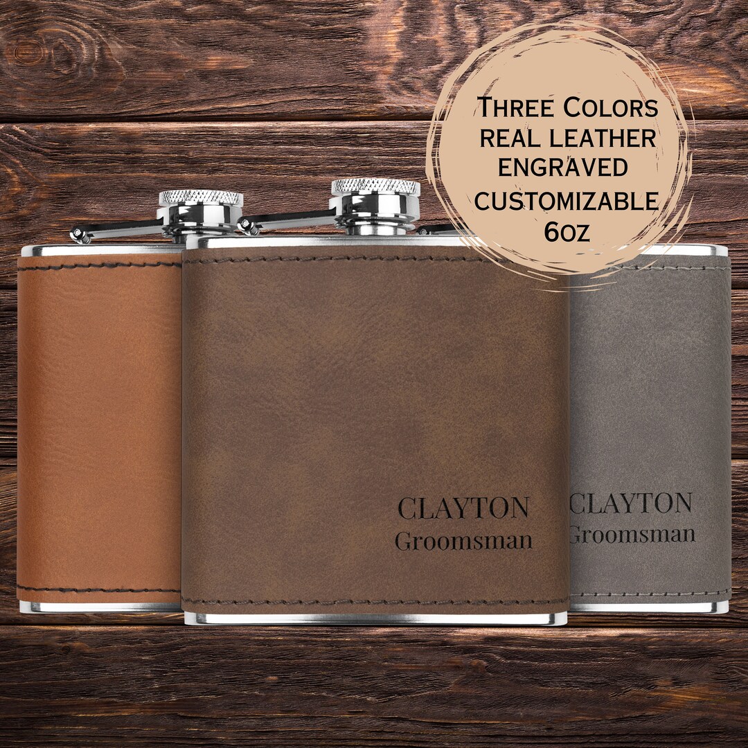 Personalized Flask for Men Unique Bourbon Gift Custom Flask Engraved ...