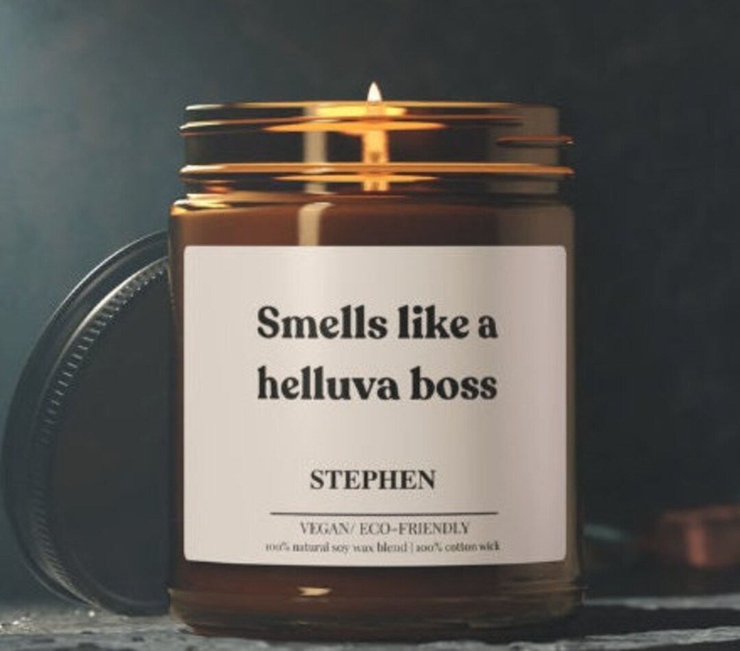 Helluva Boss Candle Custom Gift for Boss Supervisor Manager Gift ...