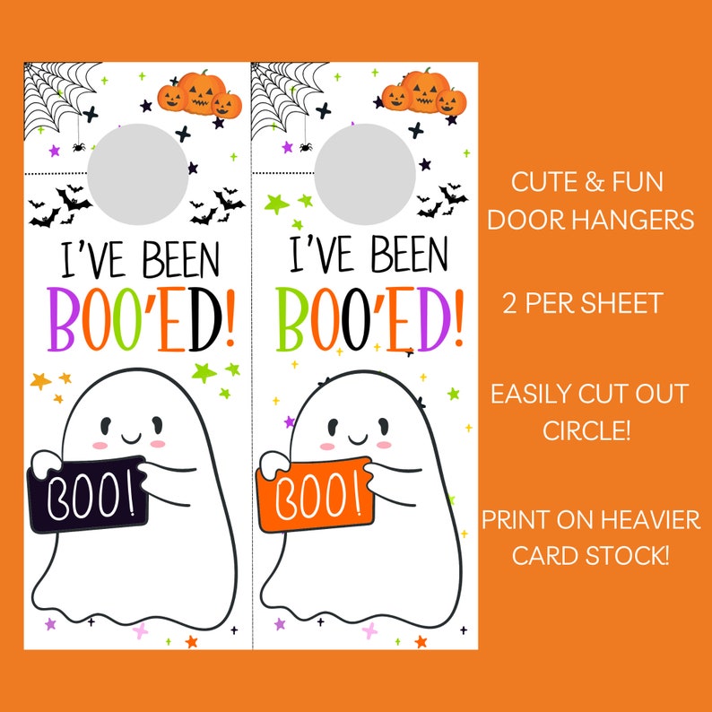 You've Been Booed Teacher Halloween Set: Poem, Tags, Hangers (digital ...