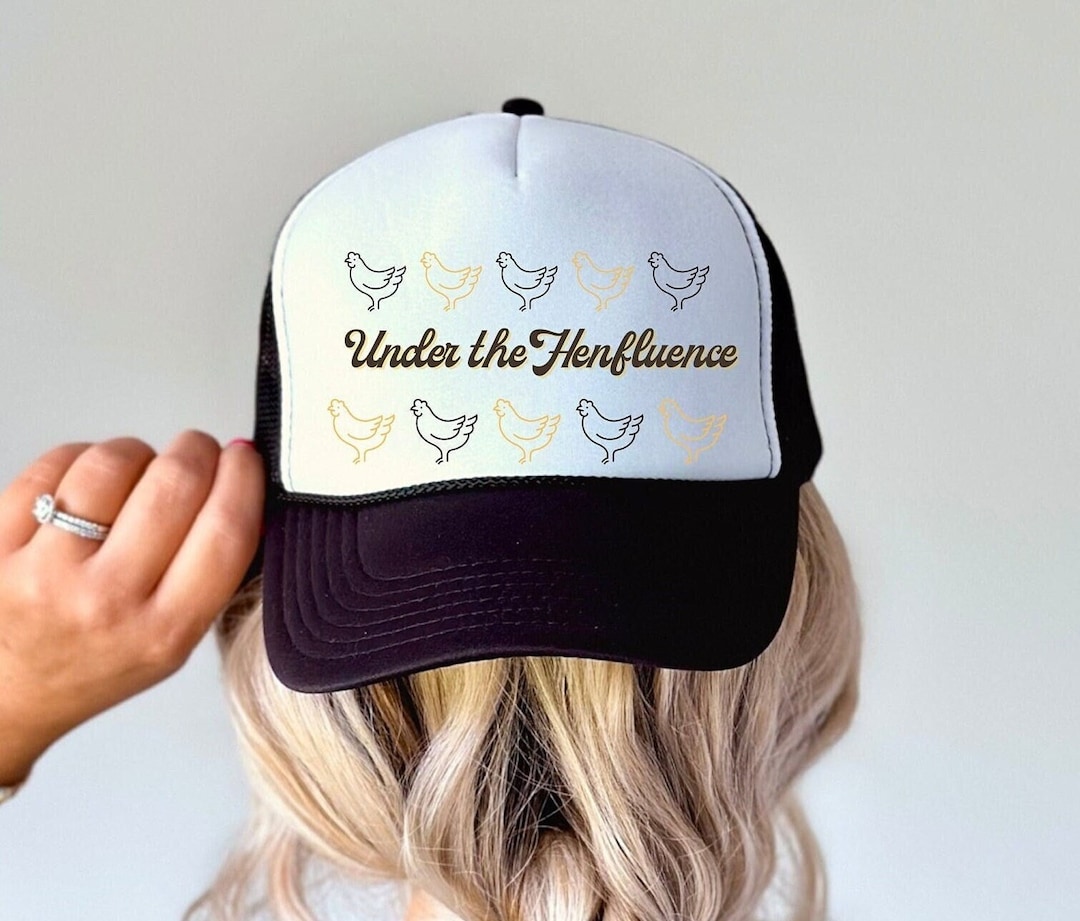 Chicken Trucker Hat Funny Chickens Cap Snapback Hen Hat for Women Farm ...