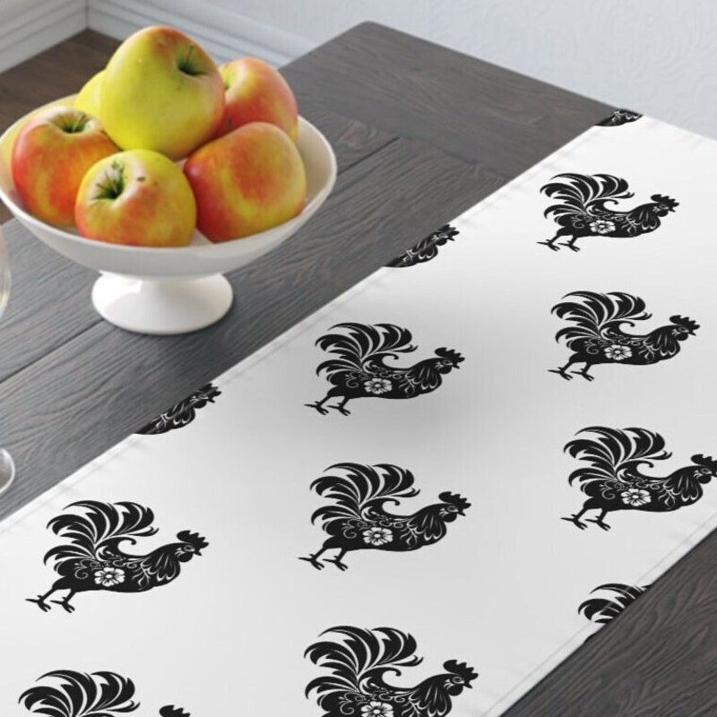Rooster Table Runner - Etsy
