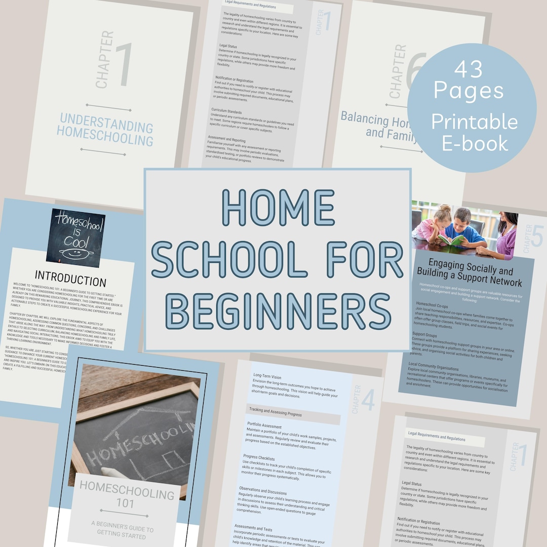Homeschool Beginners Guide to Getting Started, Printable Homeschool ...
