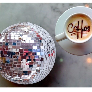 Disco Ball Decor Mouse Pad and Coasters Home Office Desk Set Disco Ball ...