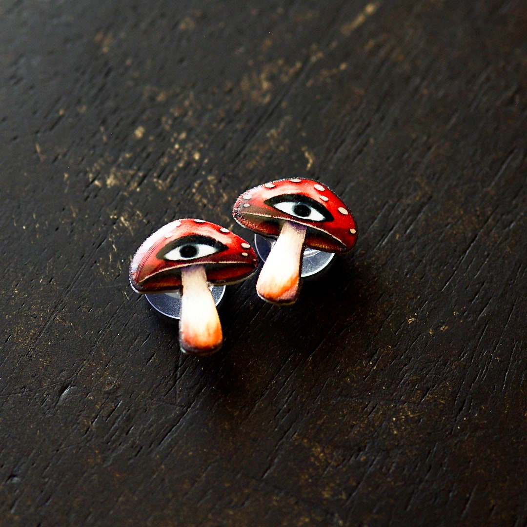 Creepy Eyeball Mushroom Jibbitz Horror Cute Accessories Cottagecore ...