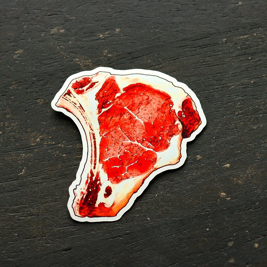 Raw Meat Sticker | Horror Food | Steak | Oddities and Curiosities ...