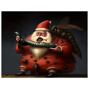 Macabre Santa | Creepy Santa | Horror Christmas | Bizarre Art | Dark ...
