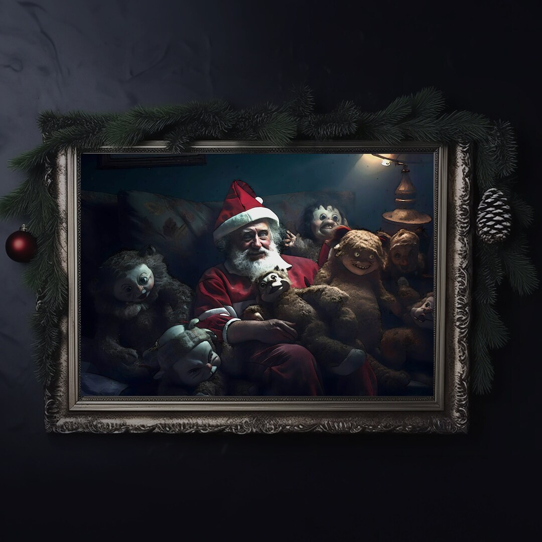 Macabre Santa | Creepy Toys | Horror Christmas | Bizarre Art | Dark ...