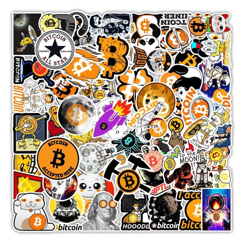 Bitcoin Stickers Pack - Etsy