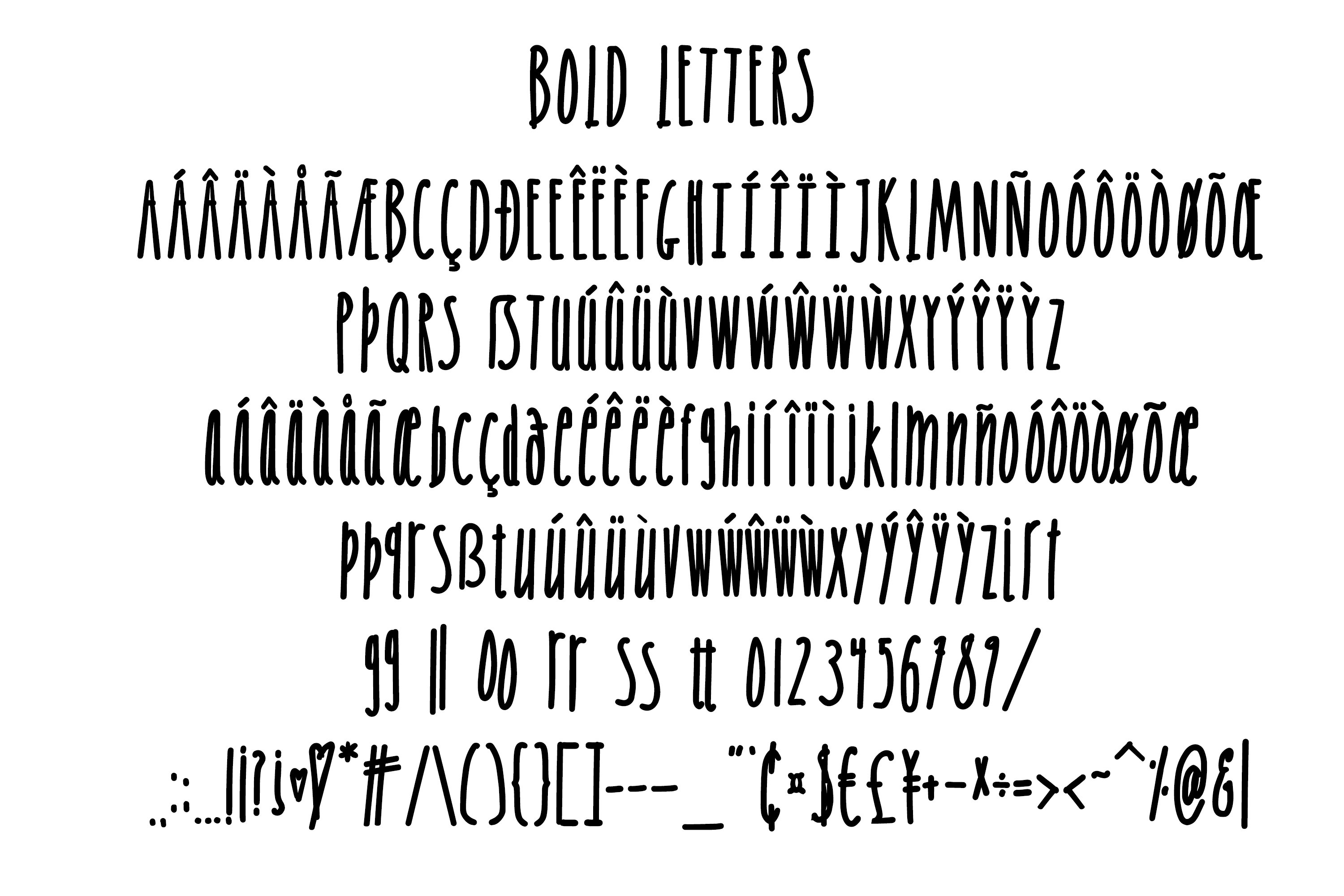 Hand Written Font - in Thin, Regular, & Bold - A Skinny Sans Serif - Etsy