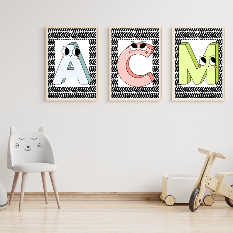 Custom Initial Print Name Printable Personalized Name Print - Etsy