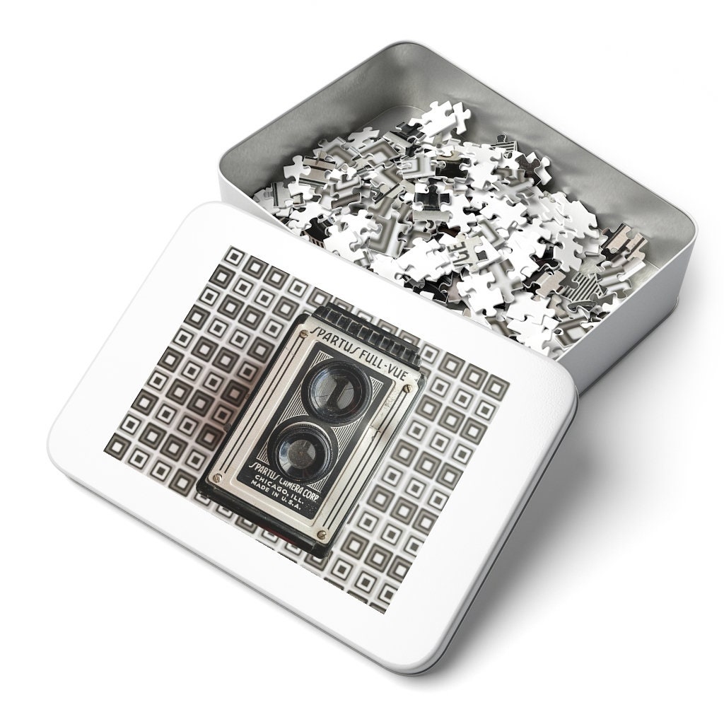 Camera Print Puzzle, Vintage Camera Puzzle, Camera Collector Gift ...