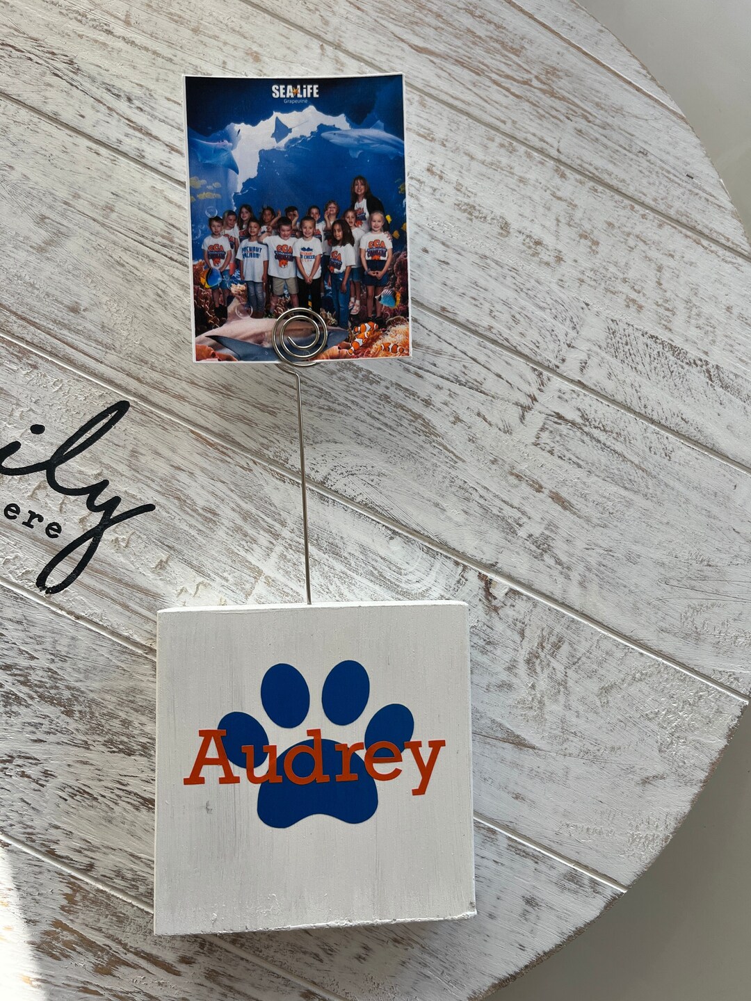 Back to School Sign, Custom Class Photo or Card Holder, School Spirit ...