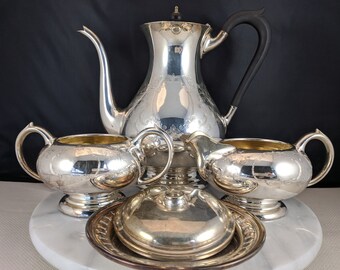Silver Plate Tea Set - Etsy