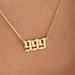 Angel Numbers Necklace, Angel Number , Angel Number Necklace ...