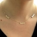 14k Gold Three Names Necklace , Name Necklace , Gold Name Necklace ...