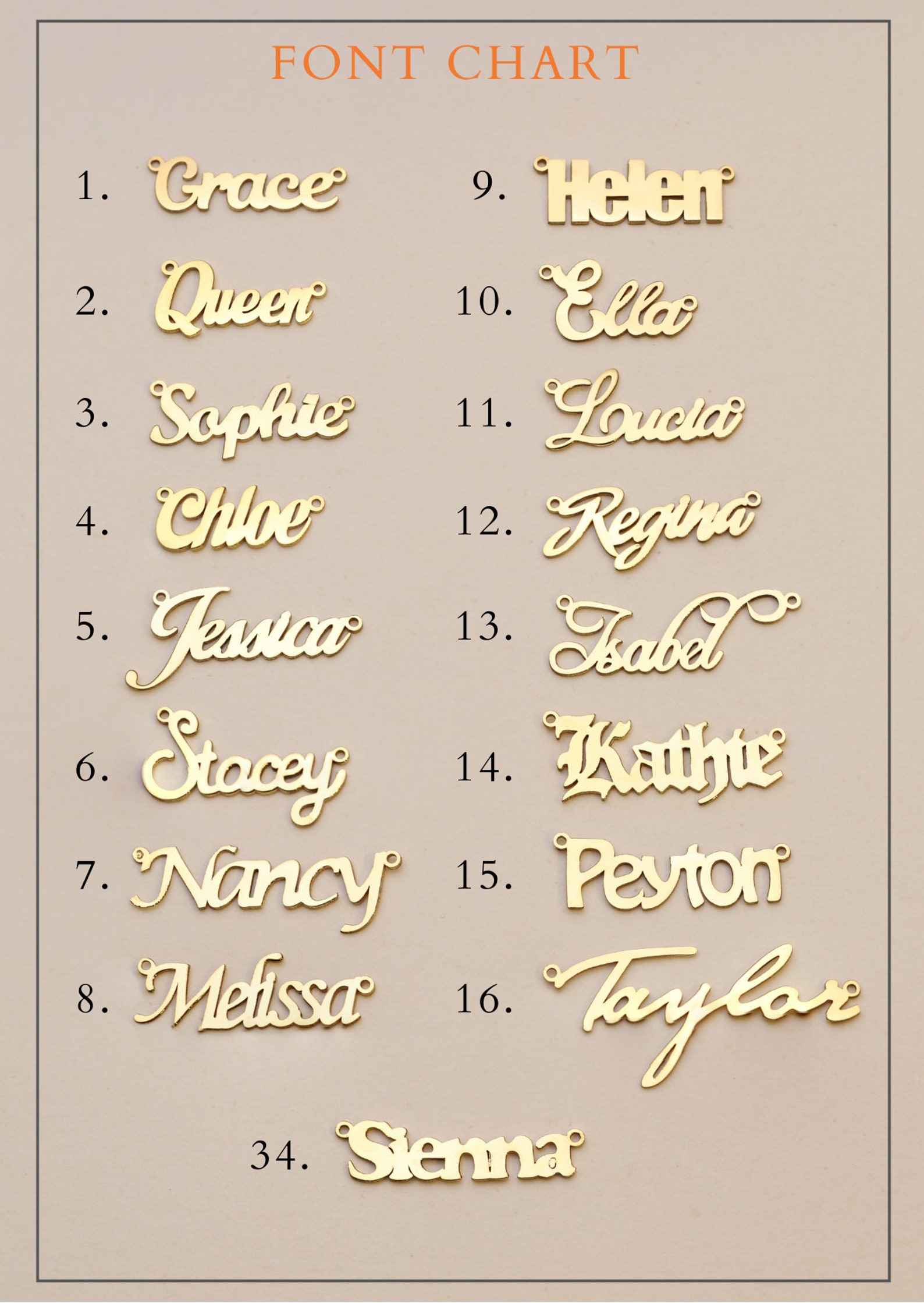 14k Solid Gold Name Necklace mini Name Necklace name - Etsy