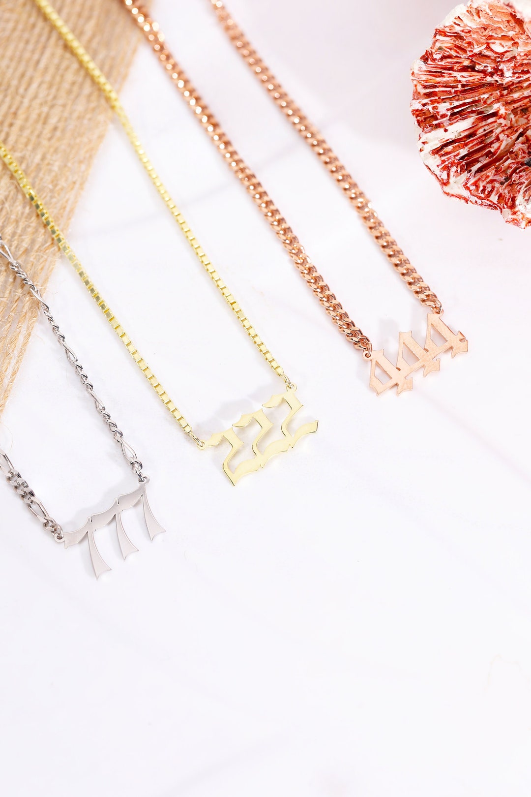 Angel Numbers Necklace, Angel Number , Angel Number Necklace ...