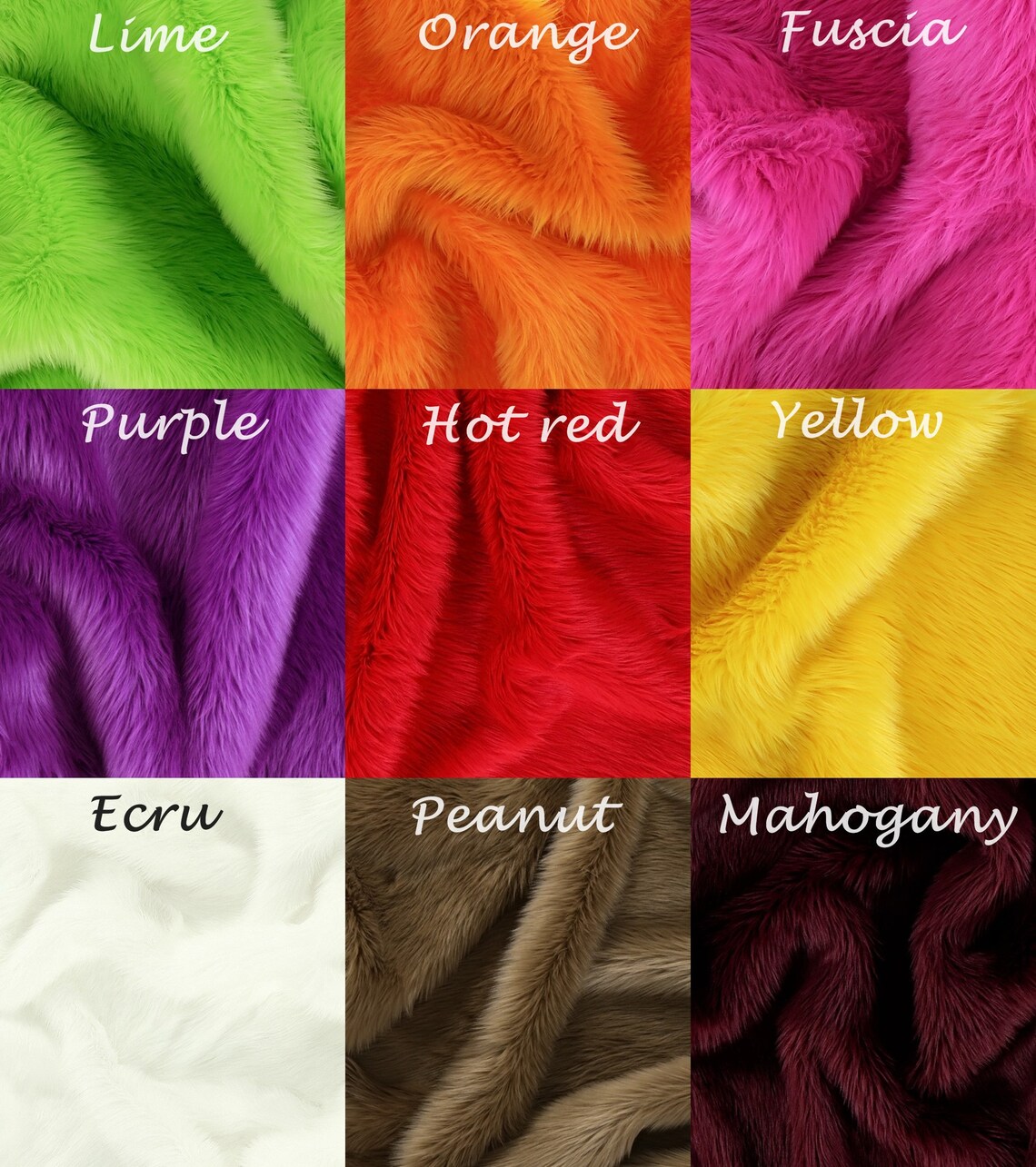 Faux Fur Fabric Fur Faux Fur Fur Fabric Fur Fabric Long | Etsy