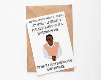 Maximum Derek Birthday Card the Good Place Hope Your - Etsy