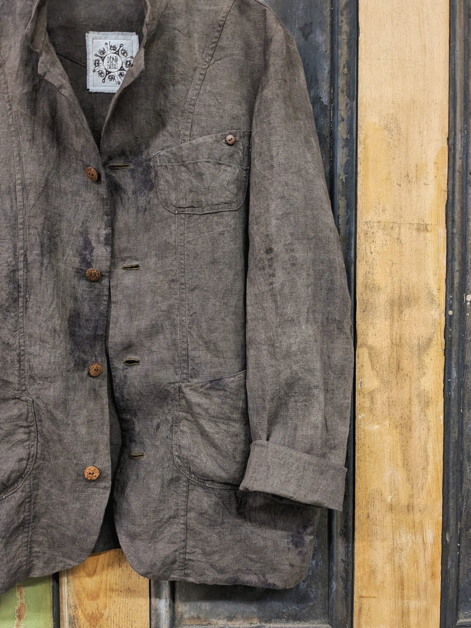 Organic Hemp Jacket Summer Lightweight Handmade Natural Dye - Etsy