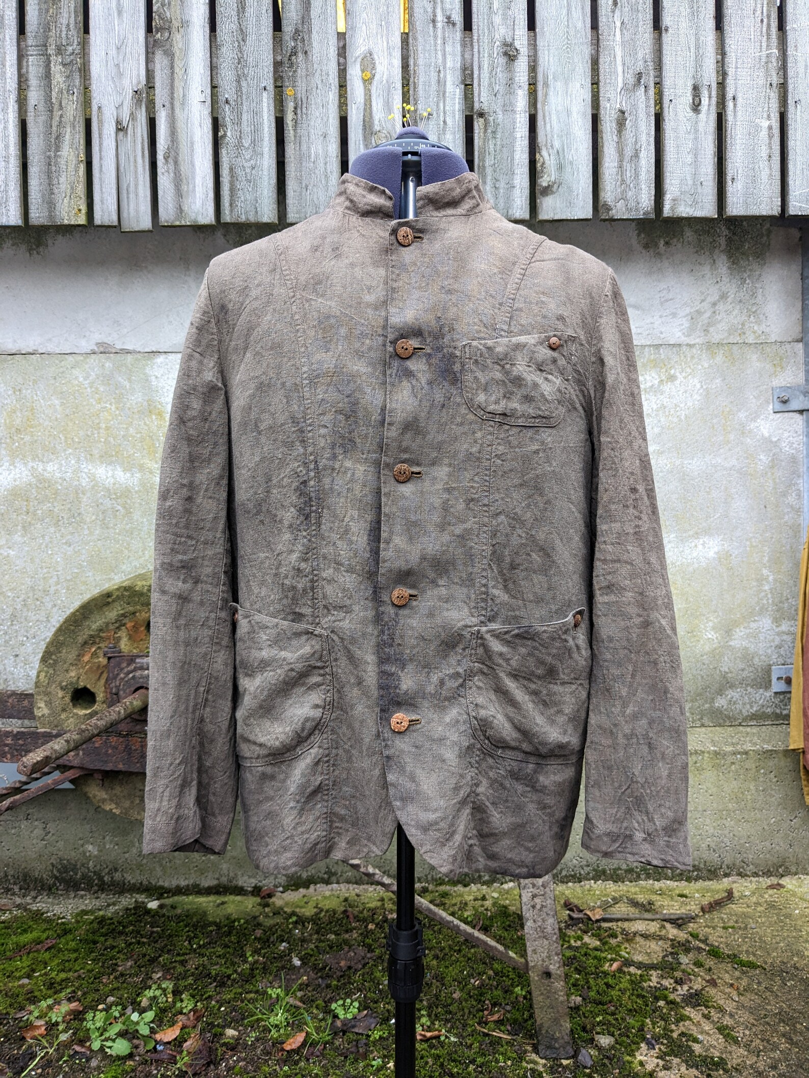 Organic Hemp Jacket Summer Lightweight Handmade Natural Dye - Etsy