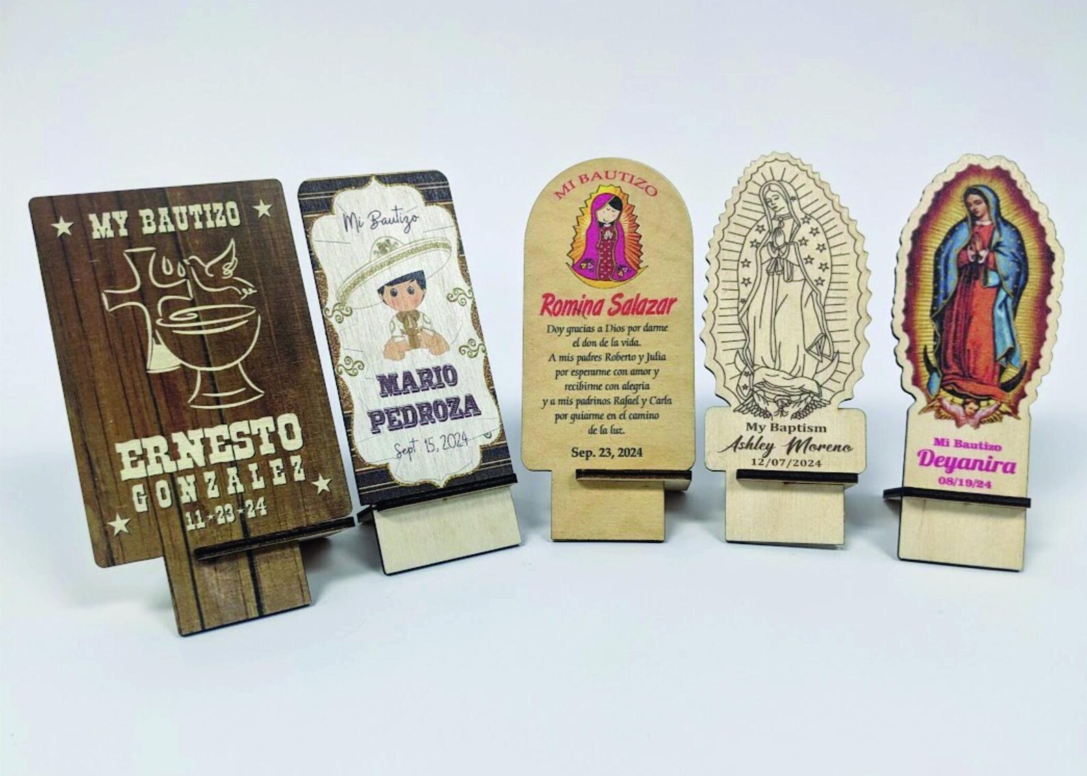 IN LOVING MEMORY Wood Personalized Table Decoration, Centerpiece ...