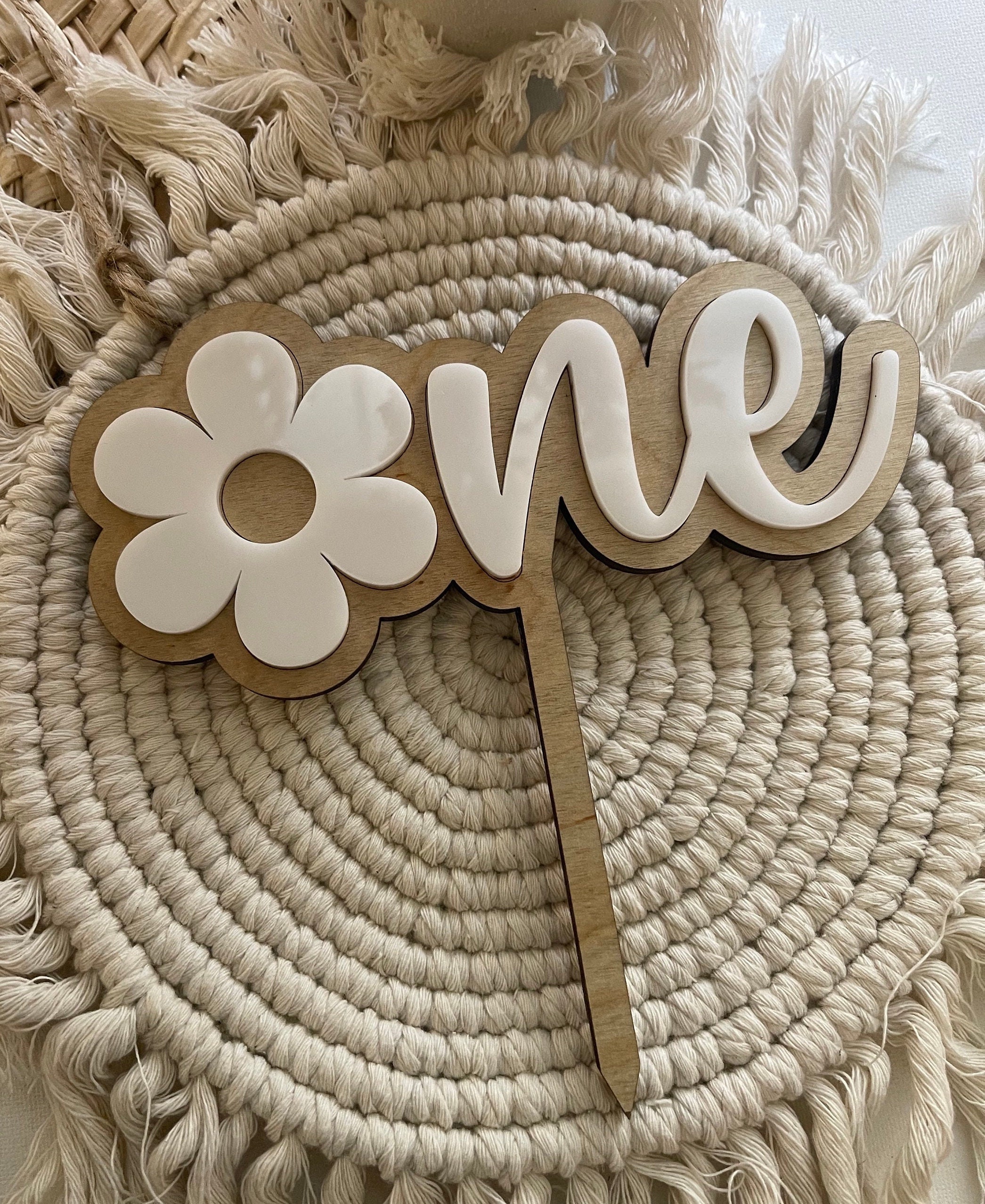 Daisy One Topper Laser Cut File, Daisy Topper Glowforge, Daisy Topper ...