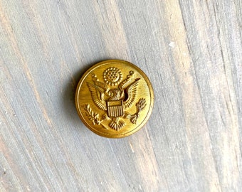 Brass Uniform Button | Etsy