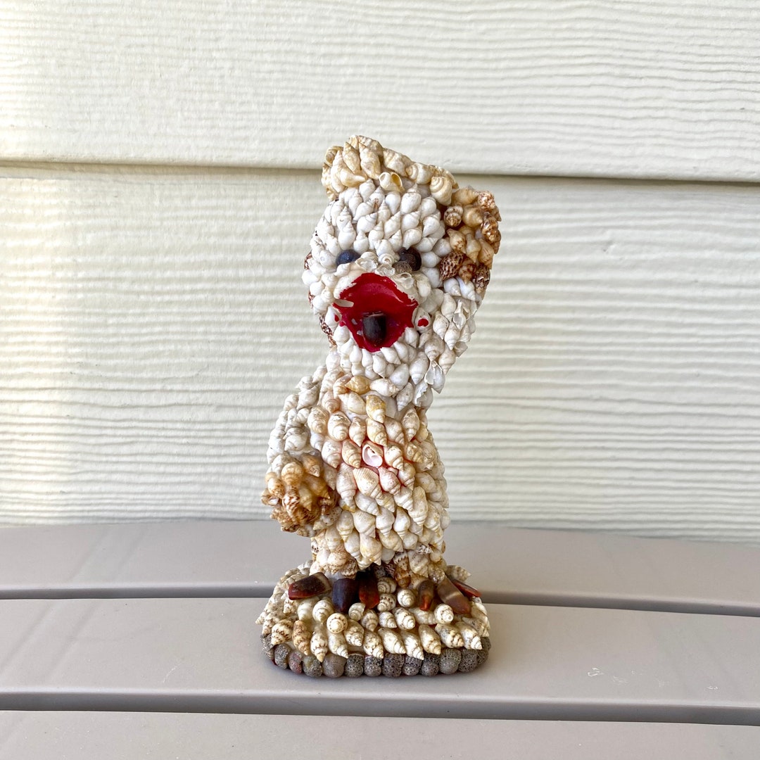 Donald Duck Sea Shell Animal, Vintage Duck Covered in Tiny Shells ...