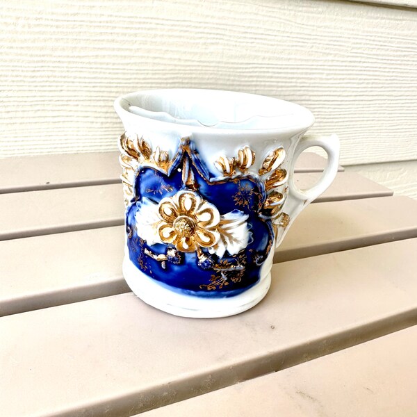 Antique Mustache Mug - Etsy