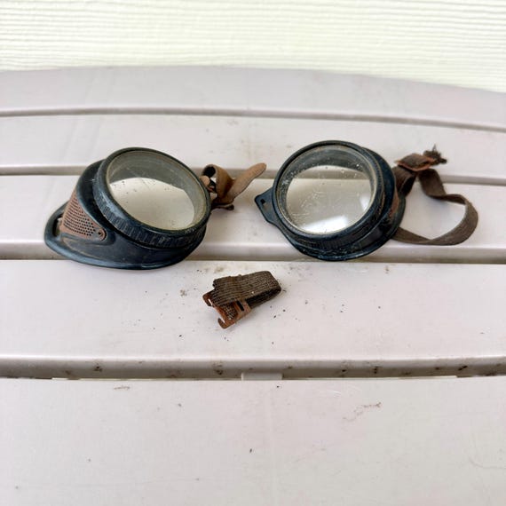 Steampunk Aviation Goggles, 1940’s Vintage Glendale O… - Gem