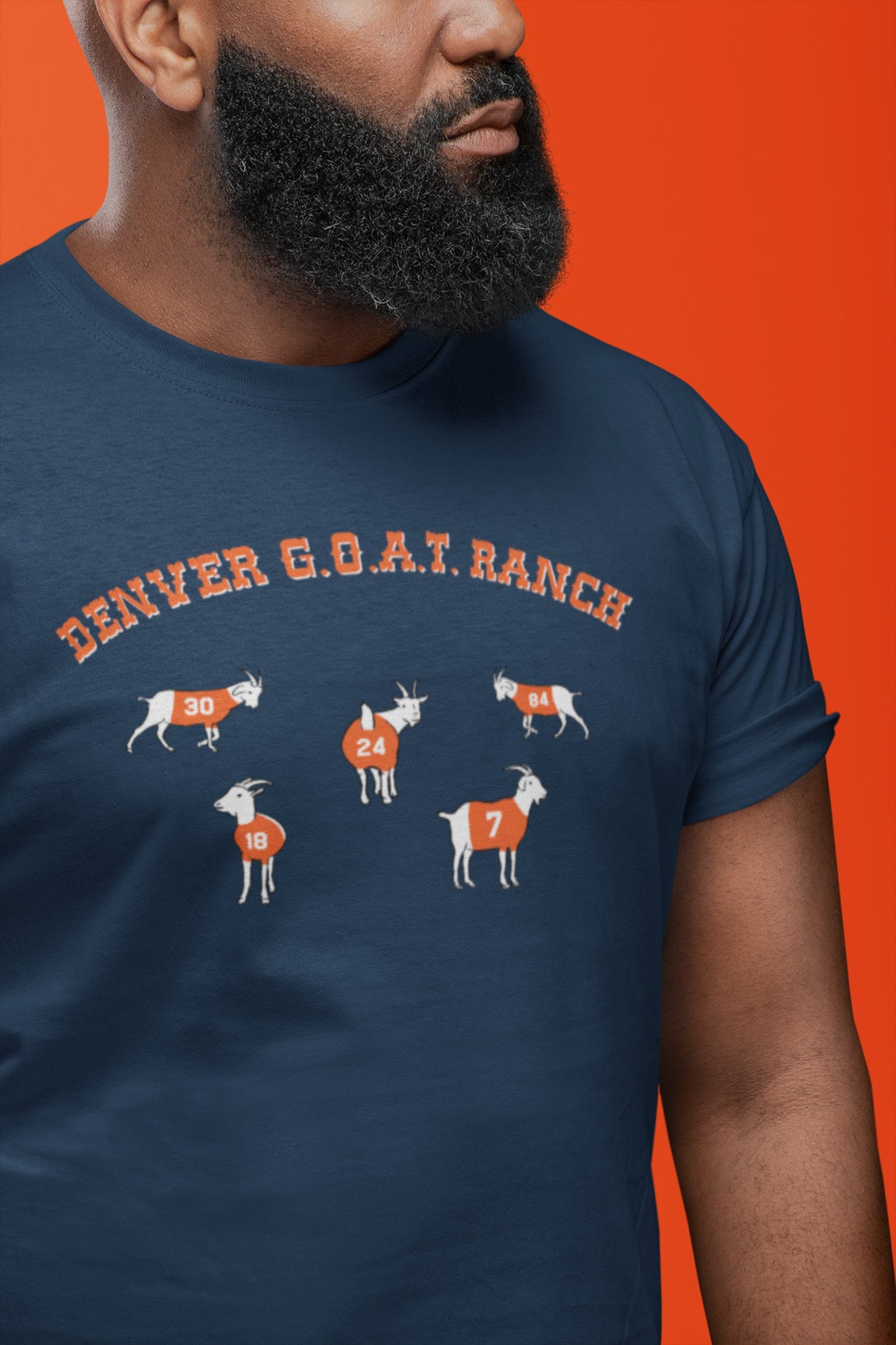 DENVER GOAT RANCH Unisex Tee Denver Broncos Football - Etsy