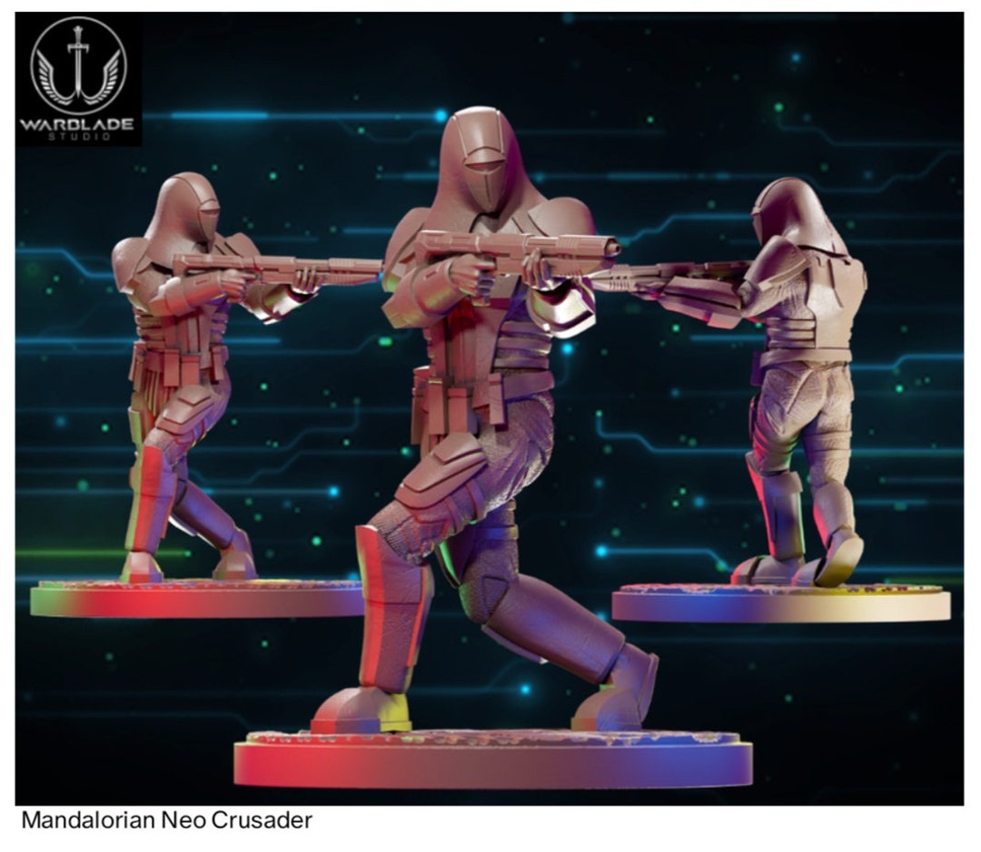 Mandalorian Neo Crusader Star Wars Legion Shatterpoint Compatible ...