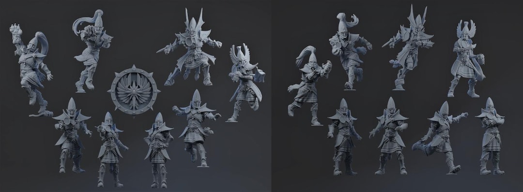 High Elves 'elven Nobles' Fantasy Football Complete Team Brutefun - Etsy