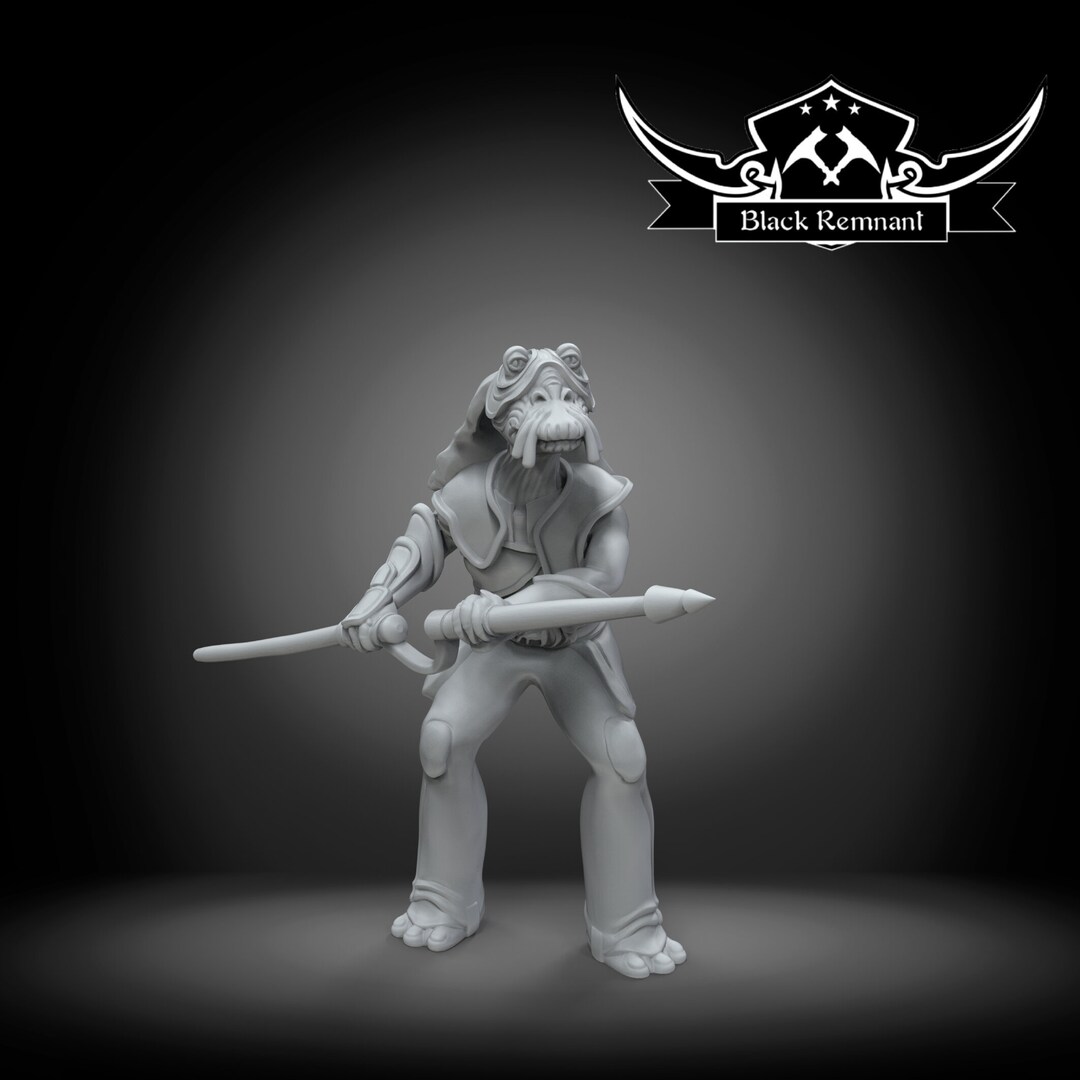 Aquatic Alien General gungan Star Wars RPG / Legion / - Etsy