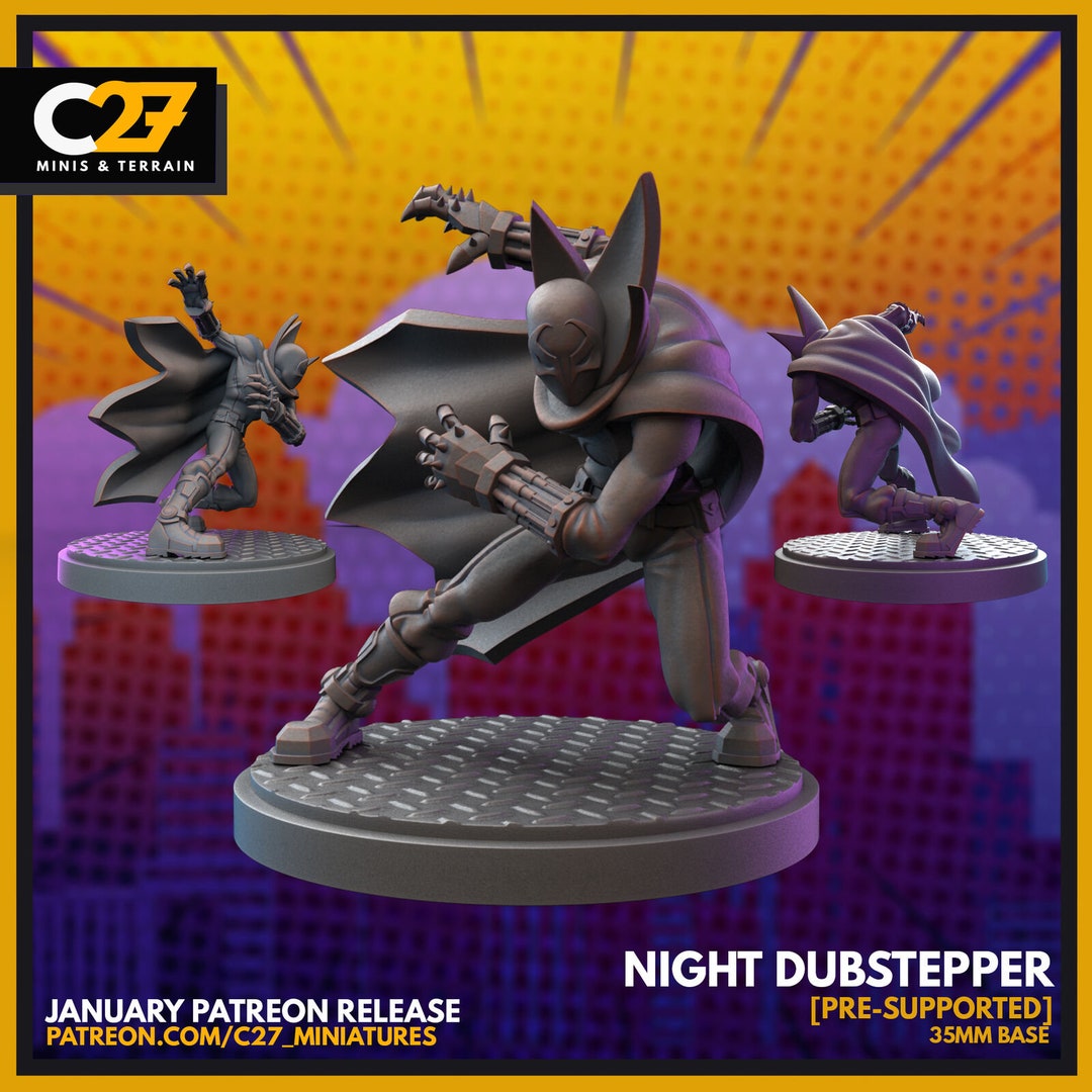 Night Dubstepper, Prowler Proxy Superhero Crisis Protocol Compatible ...