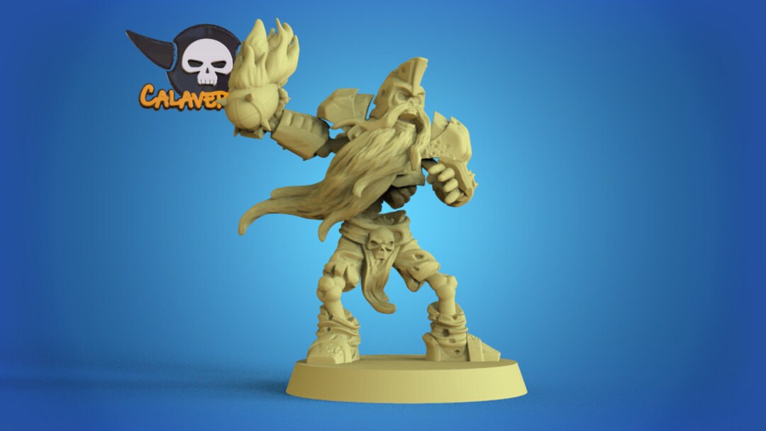 Dead Dwarf Fantasy Football Star Players - Calaverd3d - Etsy