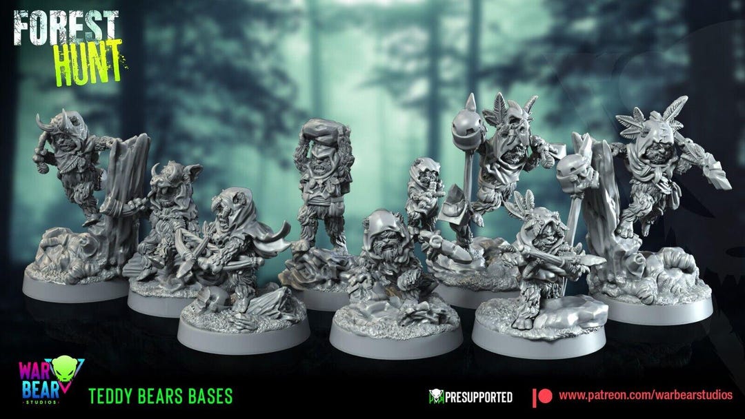 8x Ewok Troop Star Wars Rpg Legion Shatterpoint Compatible War Bear - Etsy