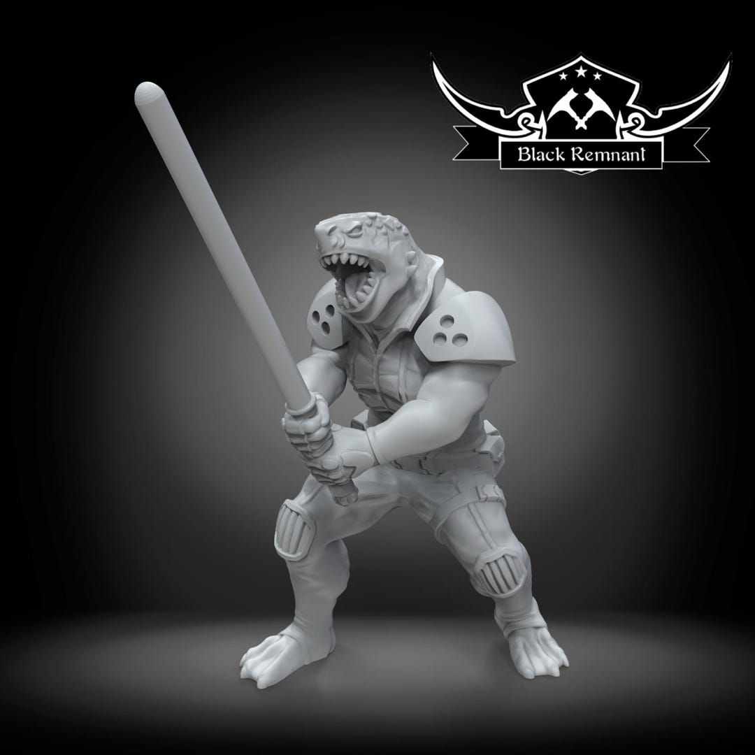 The Savage karkarodon Jedi Star Wars Rpg / Legion / Shatterpoint Black ...