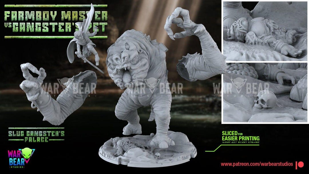Luke Vs Rancor Star Wars Rpg Legion Shatterpoint Compatible War Bear ...