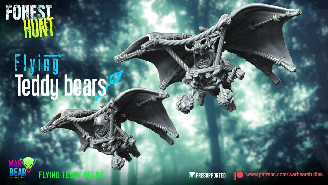 2 Flying Ewok Star Wars Rpg Legion Shatterpoint Compatible War Bear - Etsy