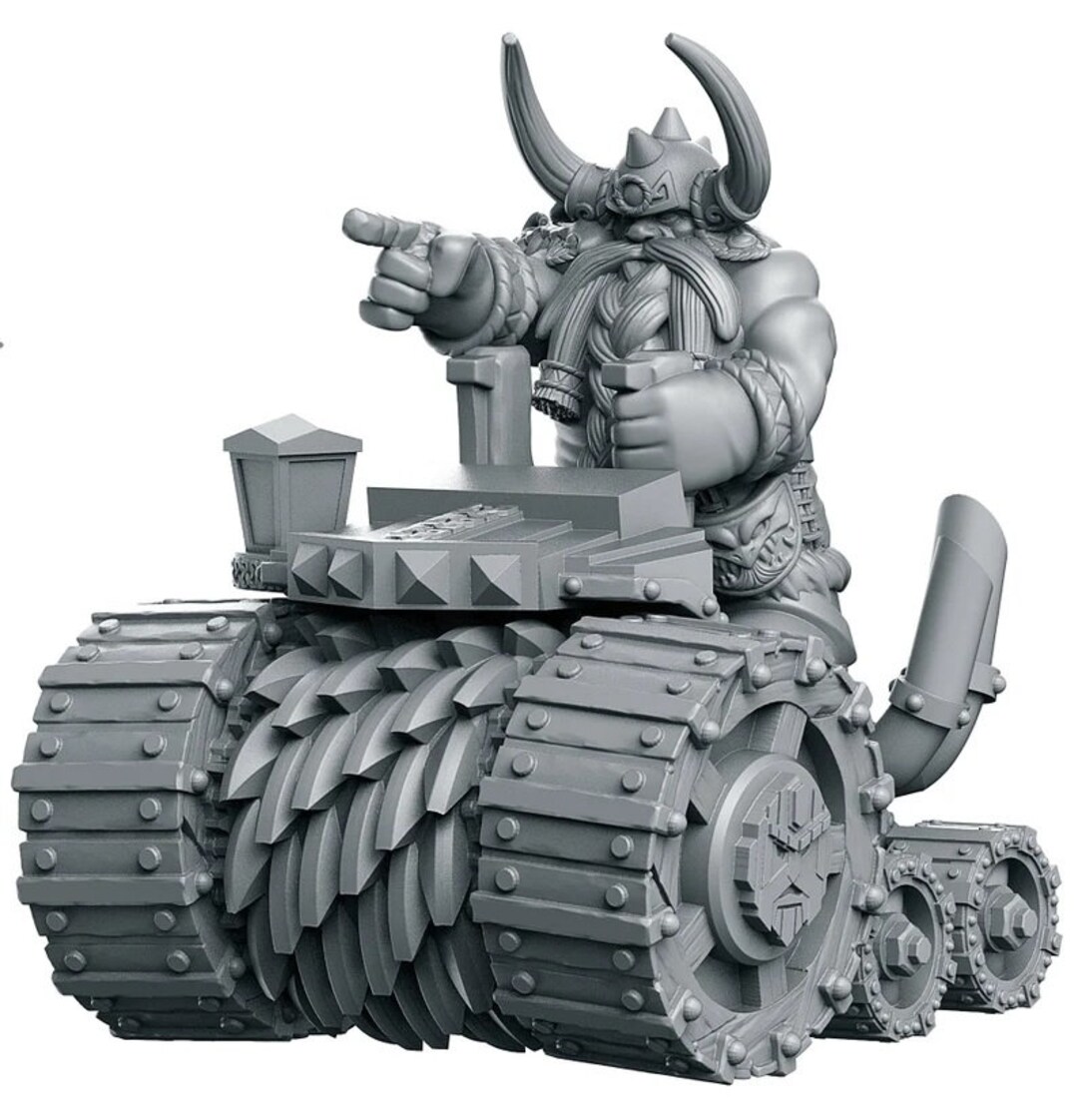 Dwarf Death Roller Fantasy Football - RN Studios - Etsy