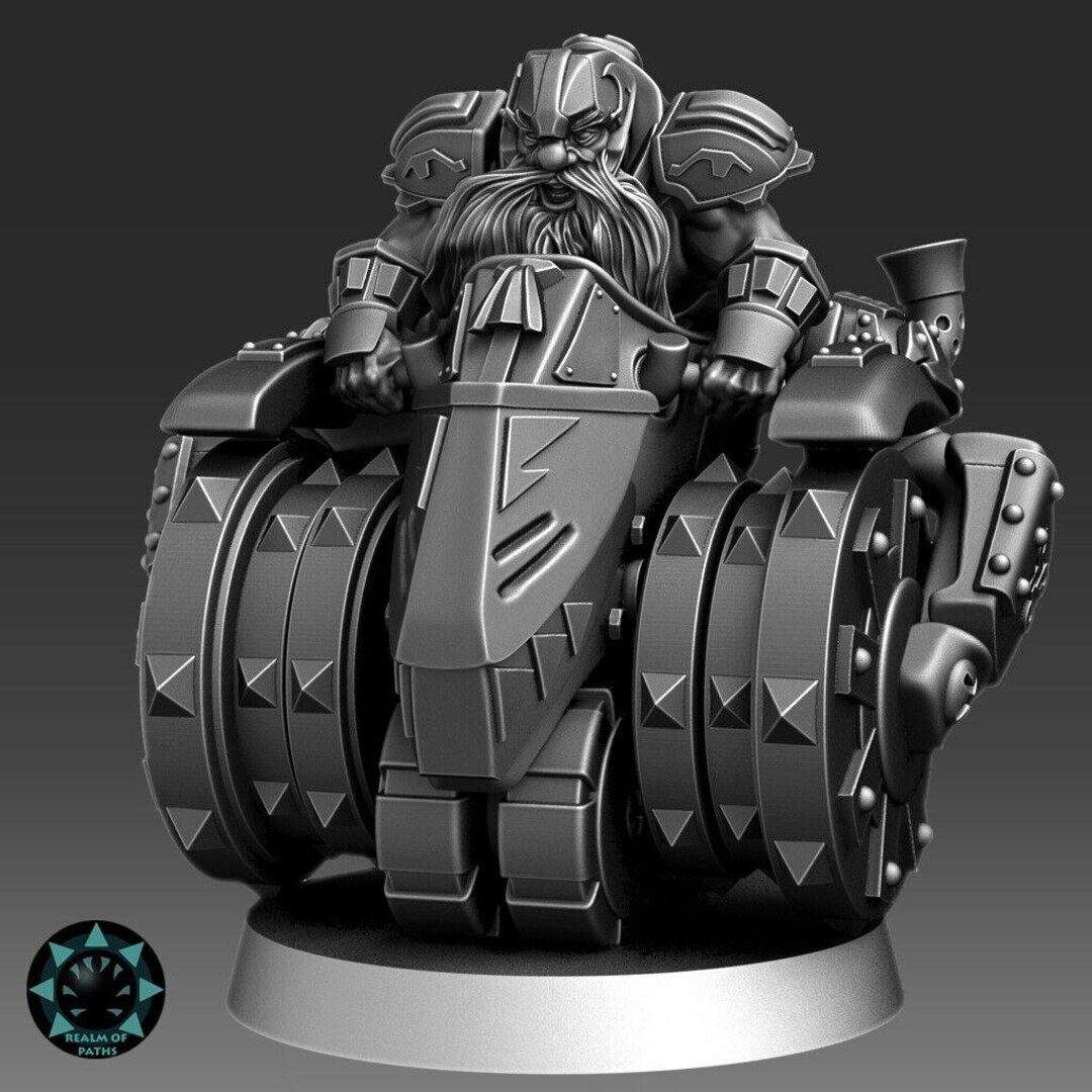 Dwarf Deathroller iron Bolt Fantasy Football Big Guy Realm of Paths - Etsy