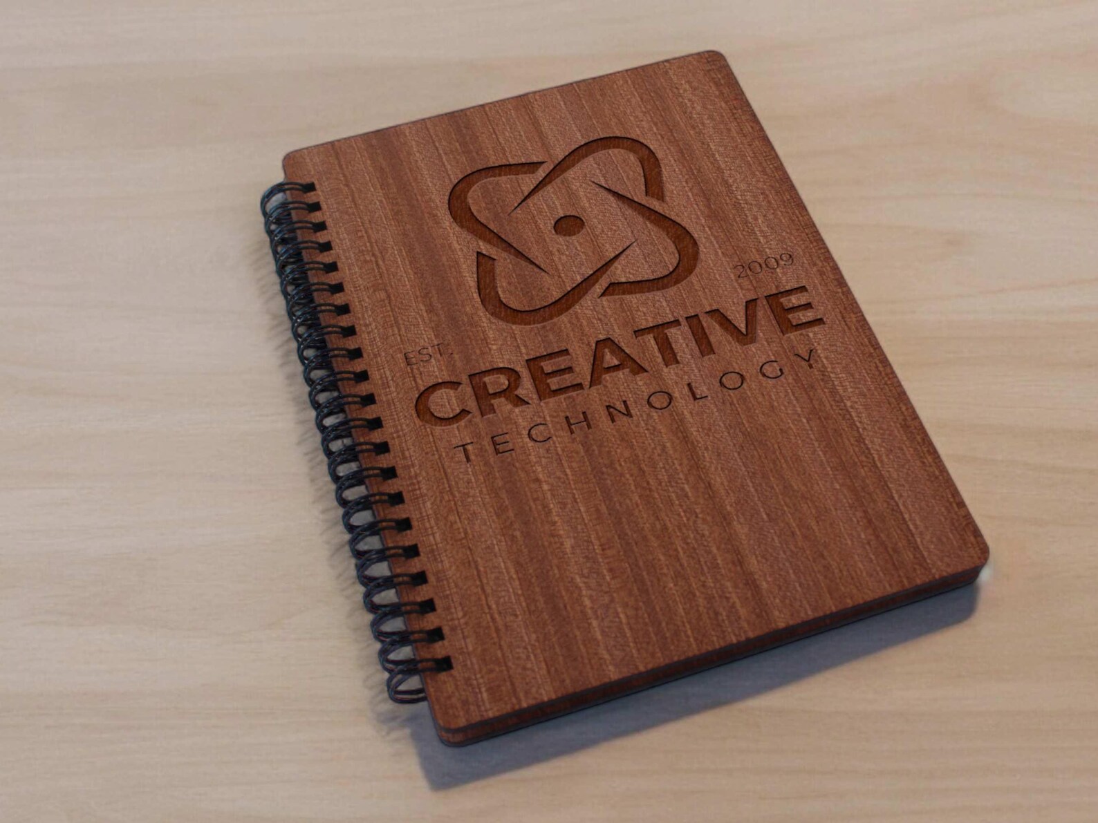 Custom Logo Wood Notebook Custom Business Gifts Corporate Gifts for ...