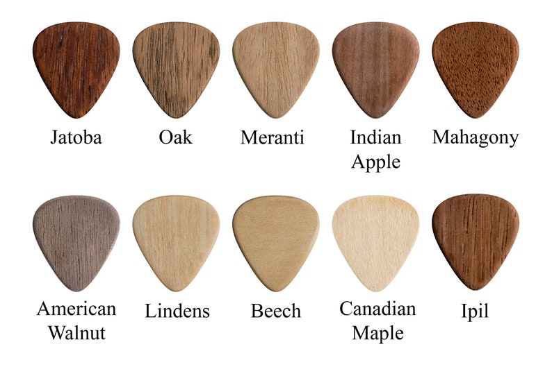 Unique Personalized Guitar Picks With a Magnetic Pick Holder - Etsy