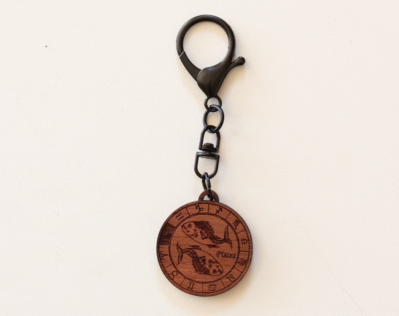 Zodiac Keychain, Premium Wooden Horoscope Keychain - Etsy