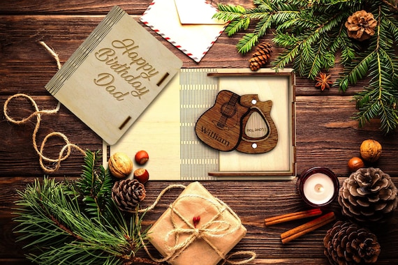 Unique Personalized Guitar Picks With a Magnetic Pick Holder - Etsy