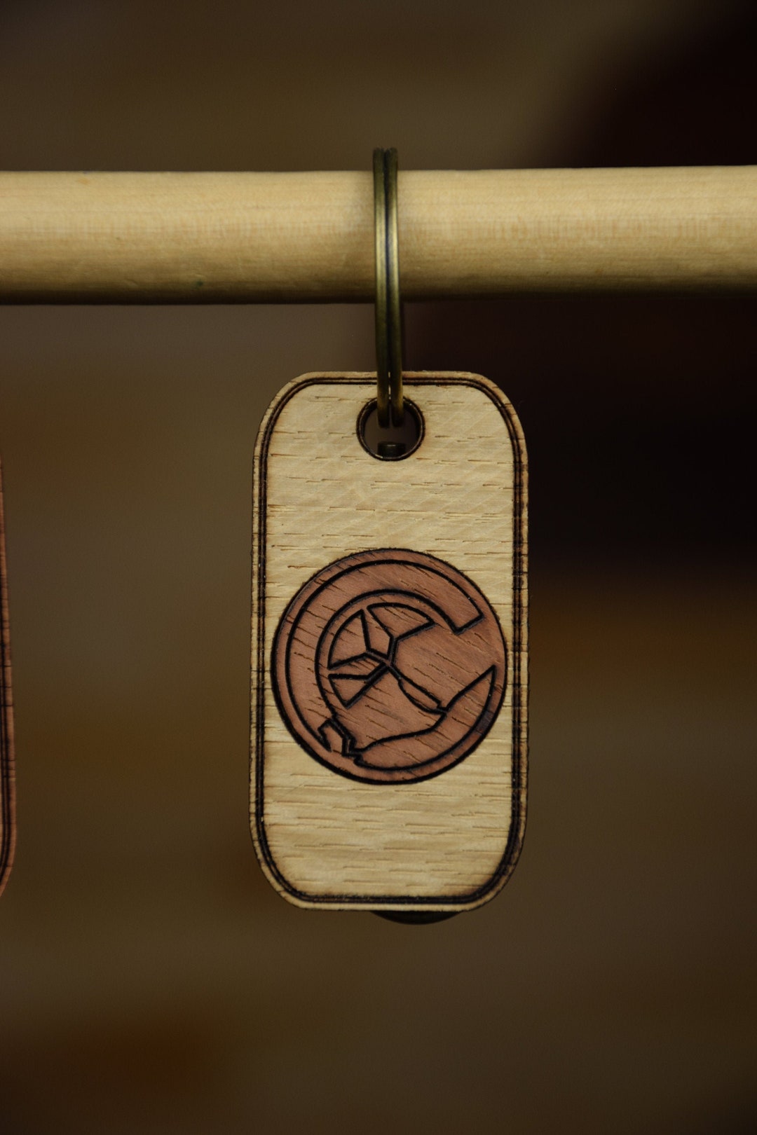 Ironman Captain America Shield Keychain, Premium Wood, Engraved Ironman ...