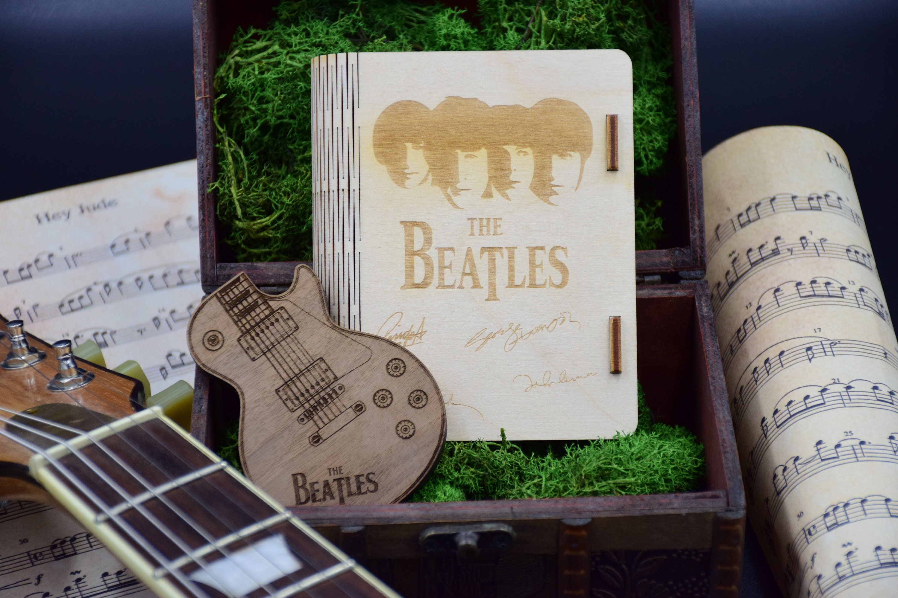 The Beatles Guitar Pick Holder, Beatles Memorabilia, Beatles Abbey Road ...