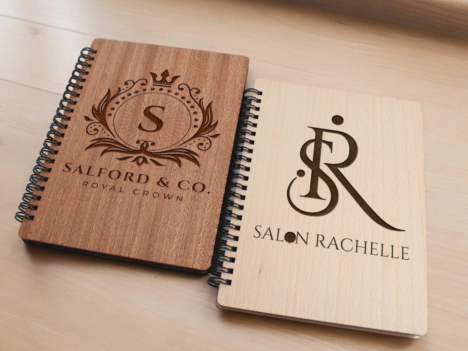 Custom Logo Wood Notebook Custom Business Gifts Corporate Gifts for ...